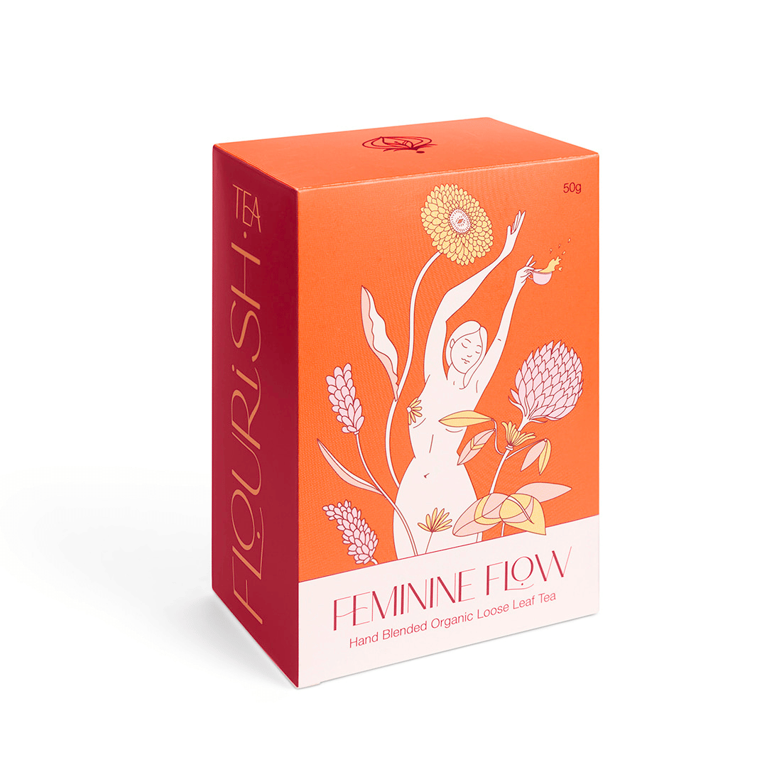 Feminine Flow Tea | Hormonal Balance & Menopause – Flourish Tea